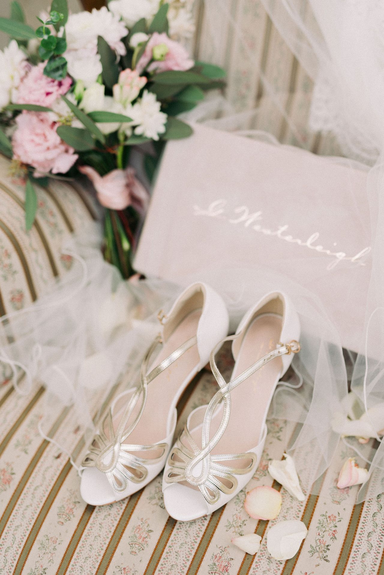 Janine 'Leather' Bridal shoe- gwesterleigh.com